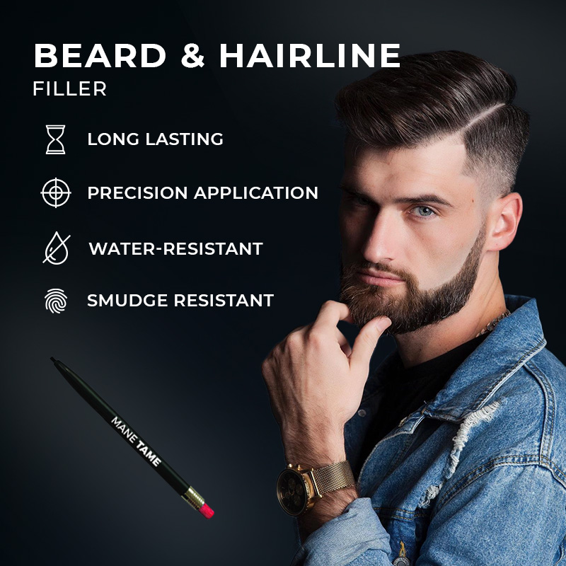 Retractable Beard & Hairline Filler | Mane Tame Professional Men's ...