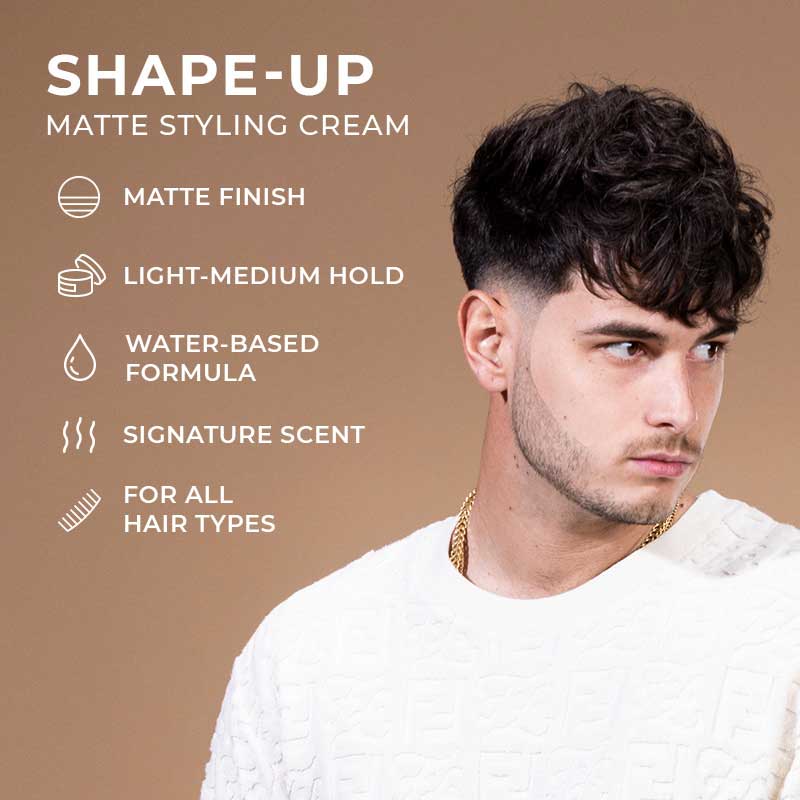 Shape-Up Matte Styling Cream 3.3oz | Mane Tame Professional Men's Grooming®